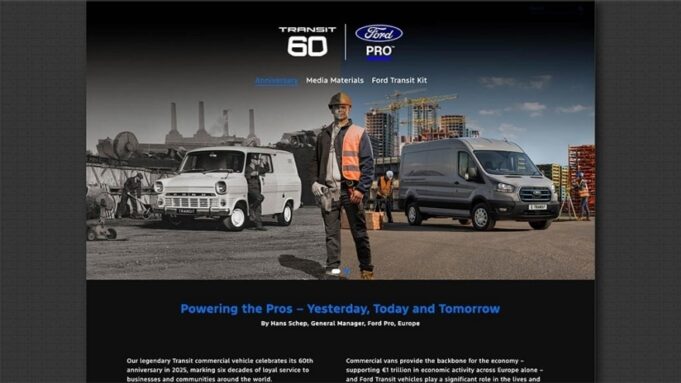 Ford Transit Celebrates 60 Years of Evolution Amidst Innovations in ...