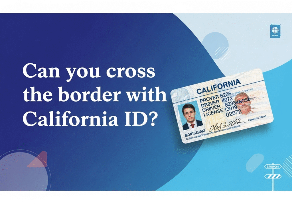 Can You Cross the Border with California ID? Explained - South Slope News